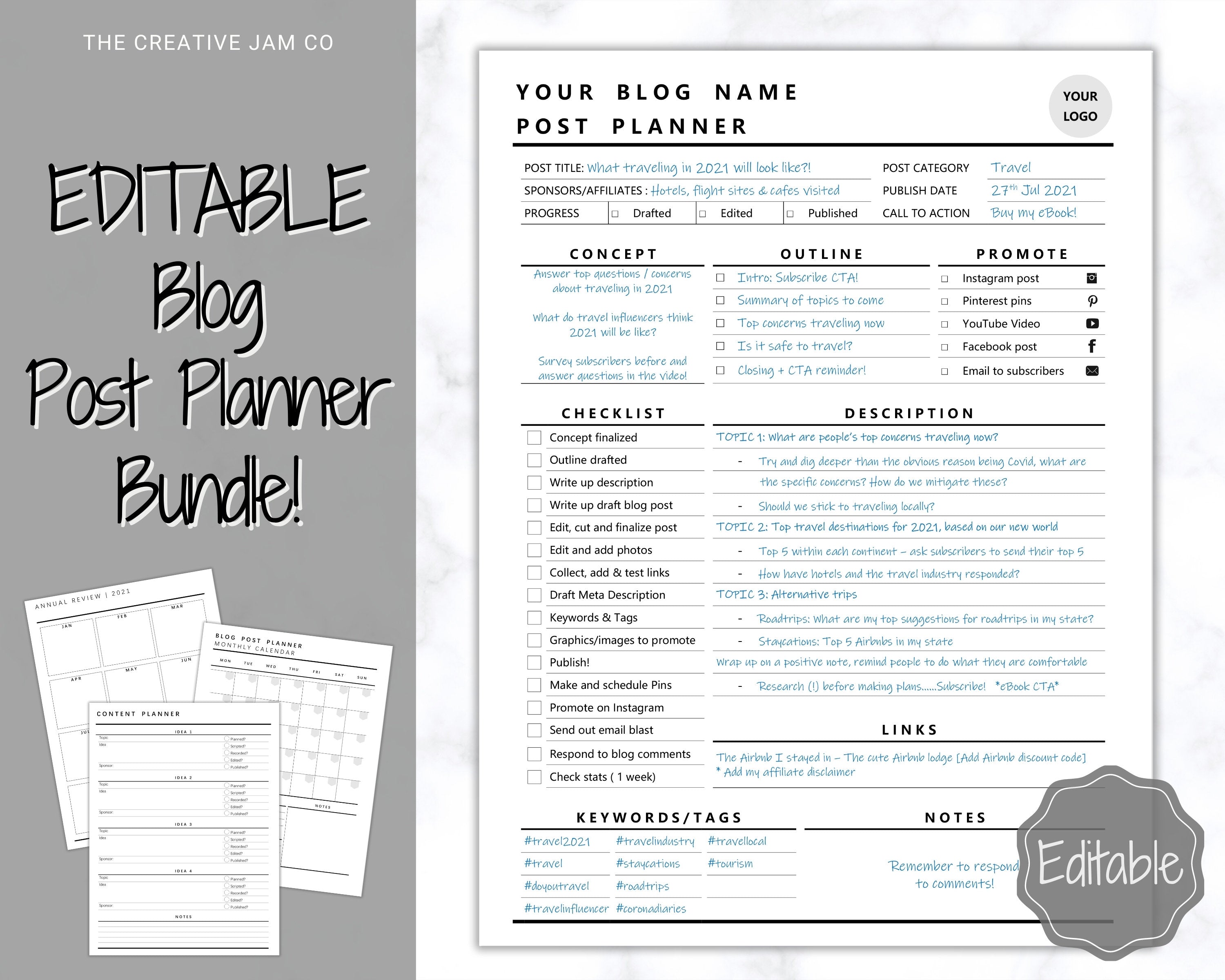 Blog Planning Printables Free Blog Planning And Goal Setting
