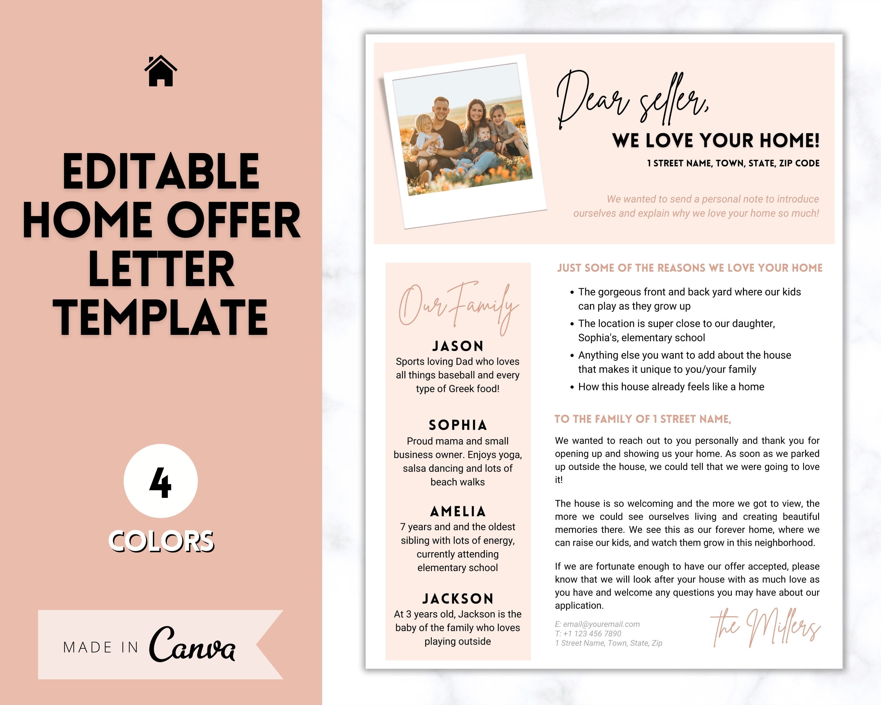 EDITABLE Home Offer Letter Template Real Estate Marketing Brown editable-home-offer-letter-template-real-estate-marketing-brown