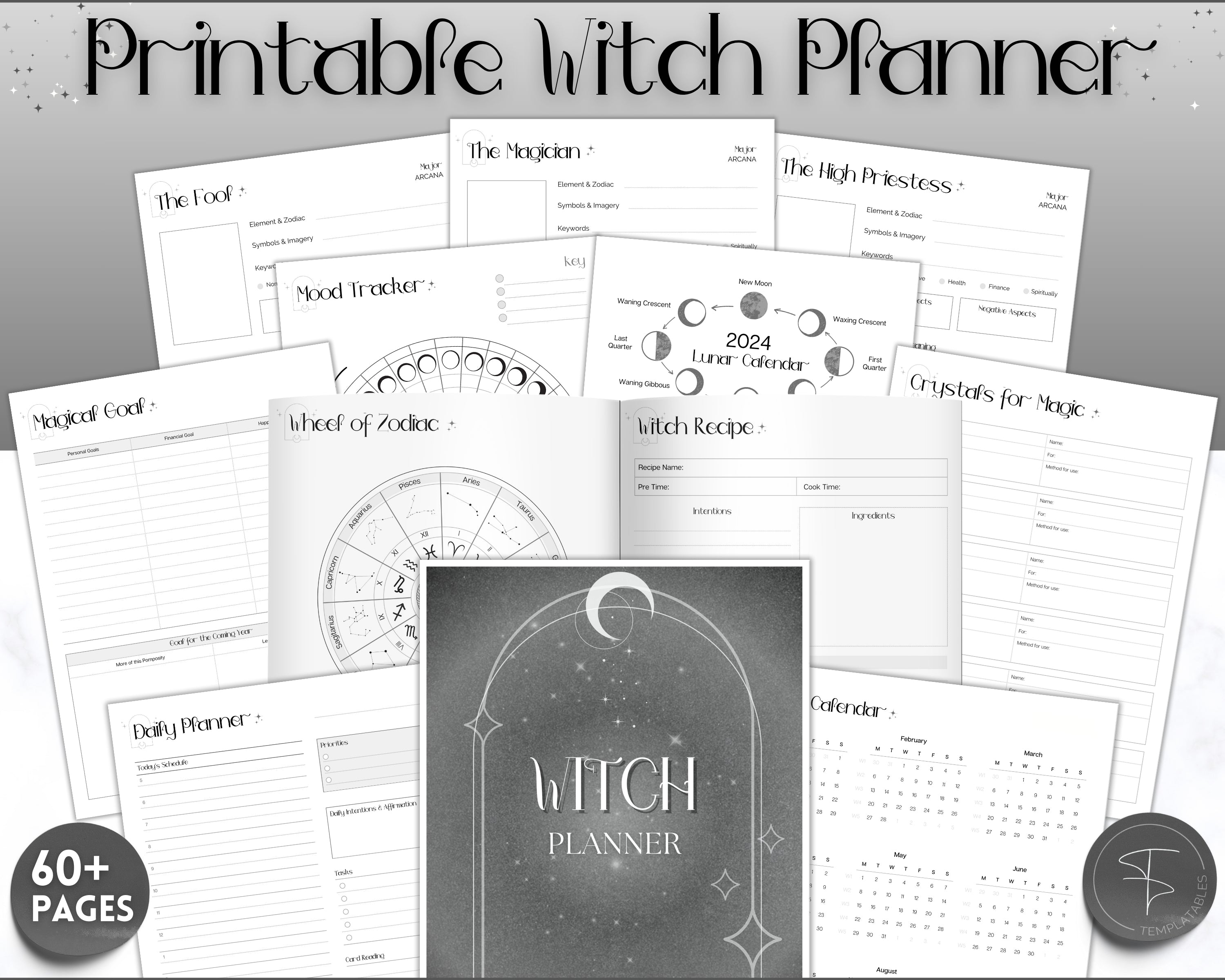 2024 Witch Planner | Perfect For The modern Witch This Year!