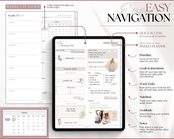 2024 MOM Digital Planner: Elevate Your Mom Life with our best Planner!