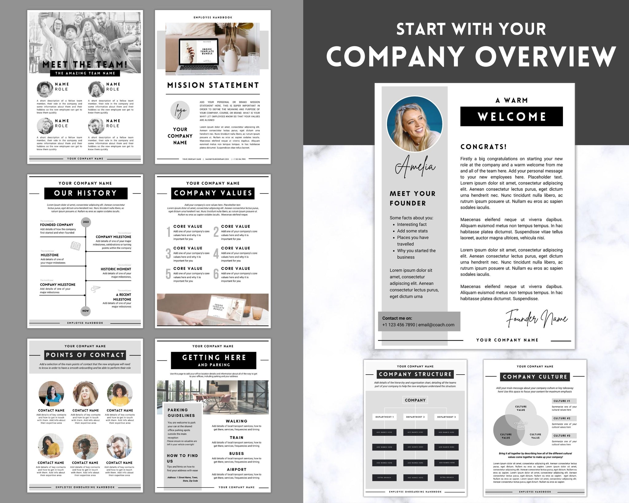New Employee Packet Template