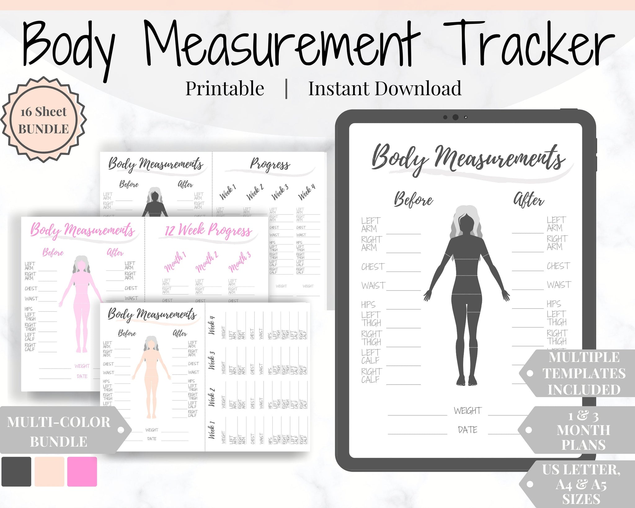 body chart template