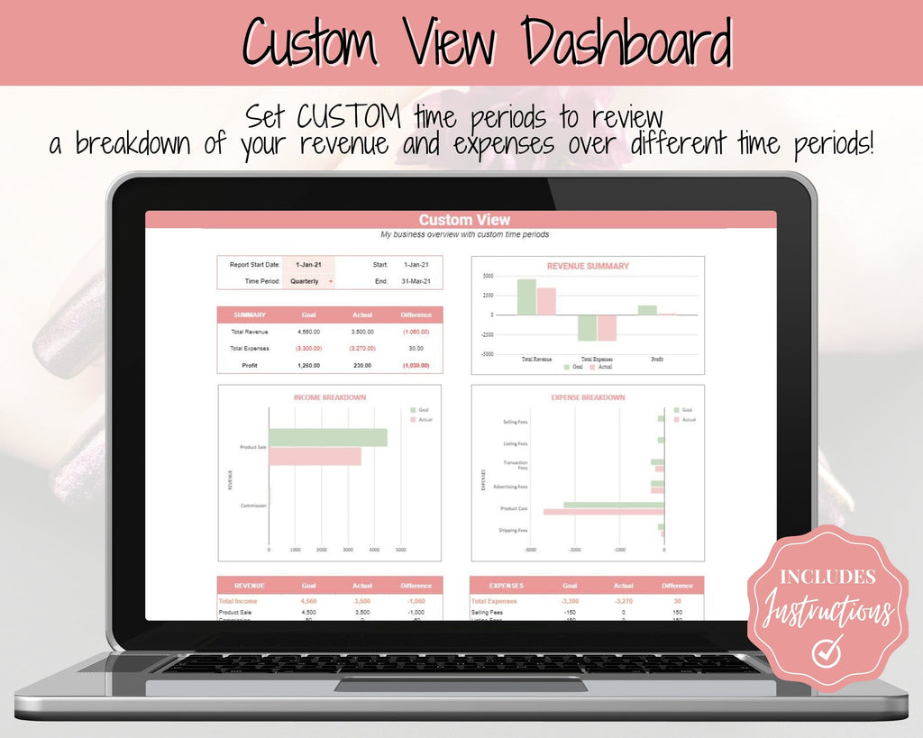 COLOR STREET Business Tracker | Inventory Tracker | Google Sheets