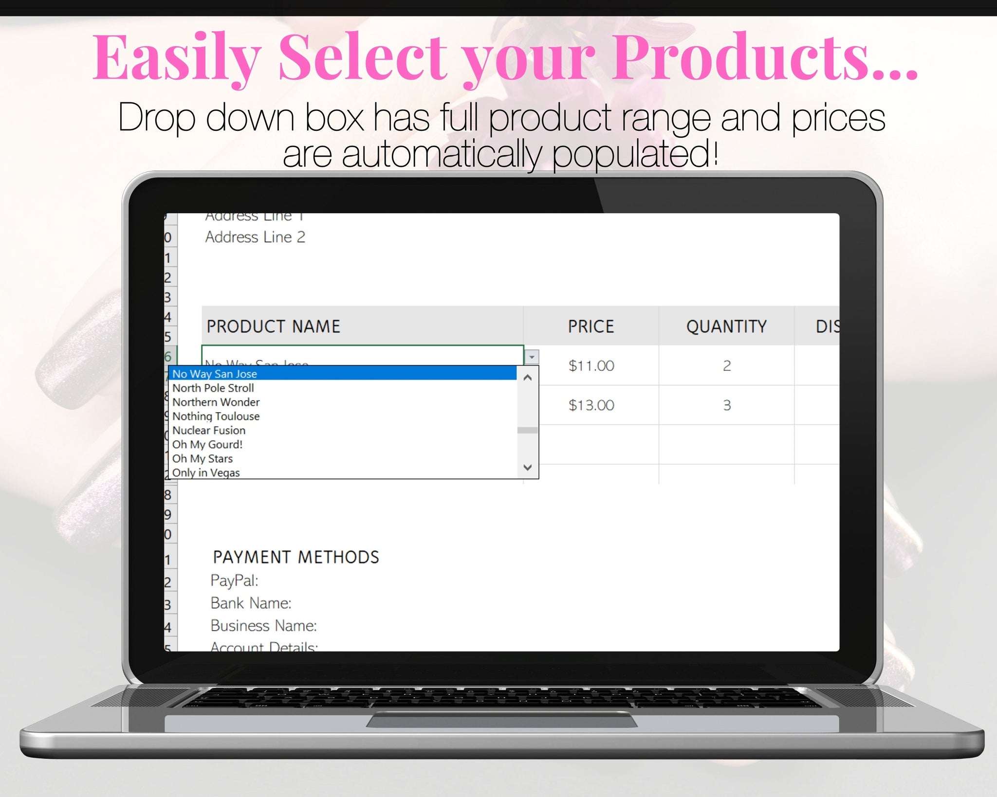 COLOR STREET Business Tracker | Inventory Tracker | Excel