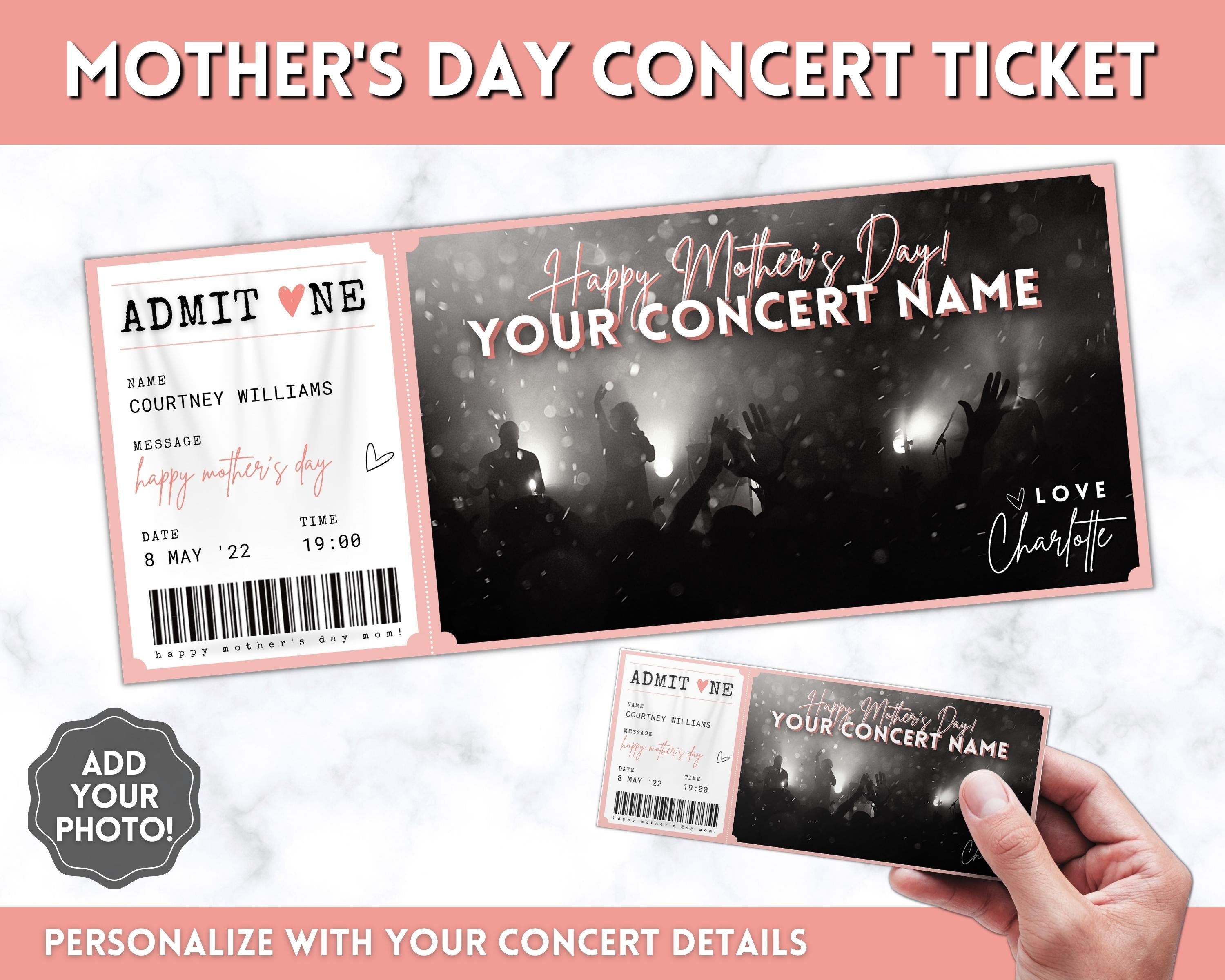 Concert Ticket Sample