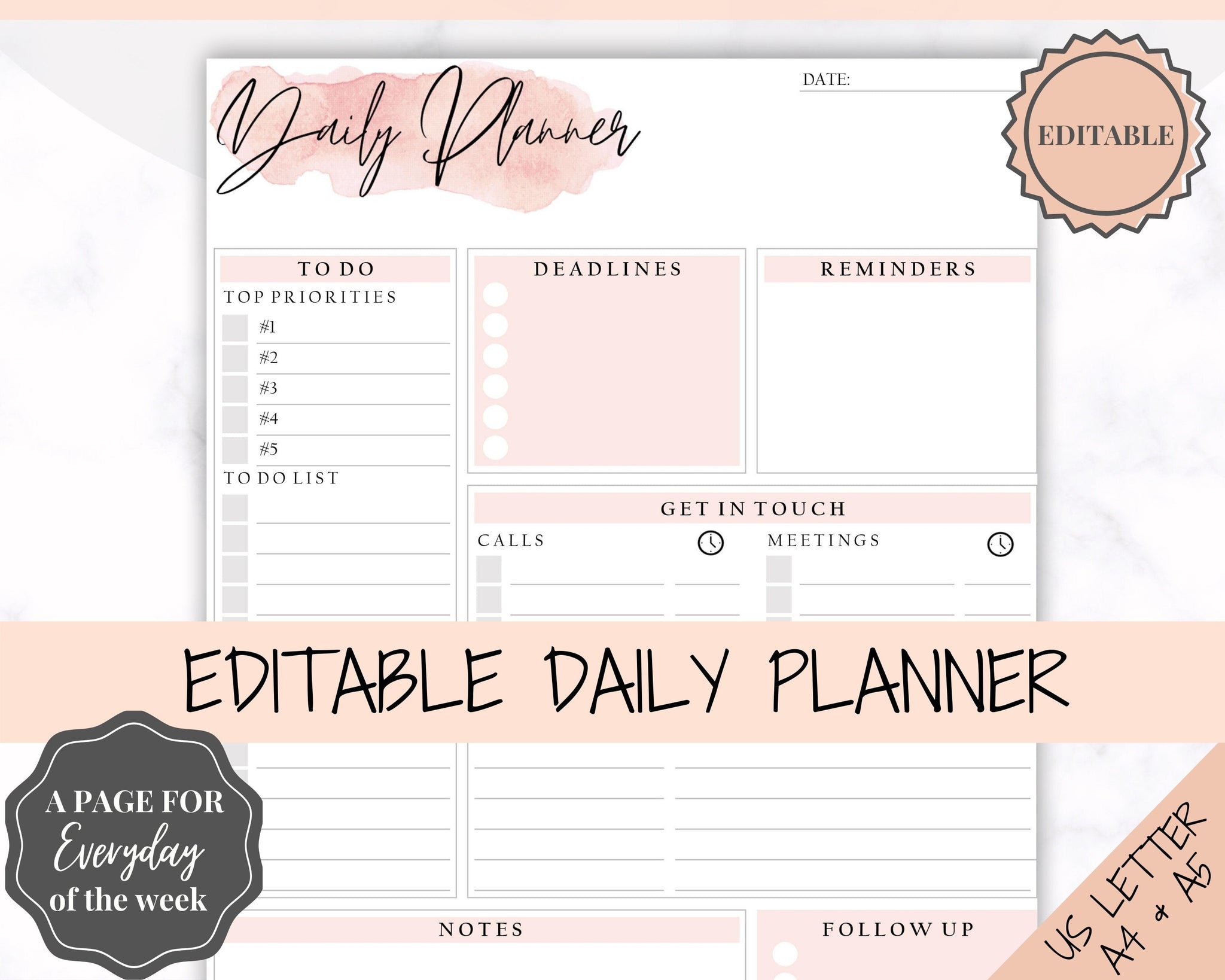 diary printable