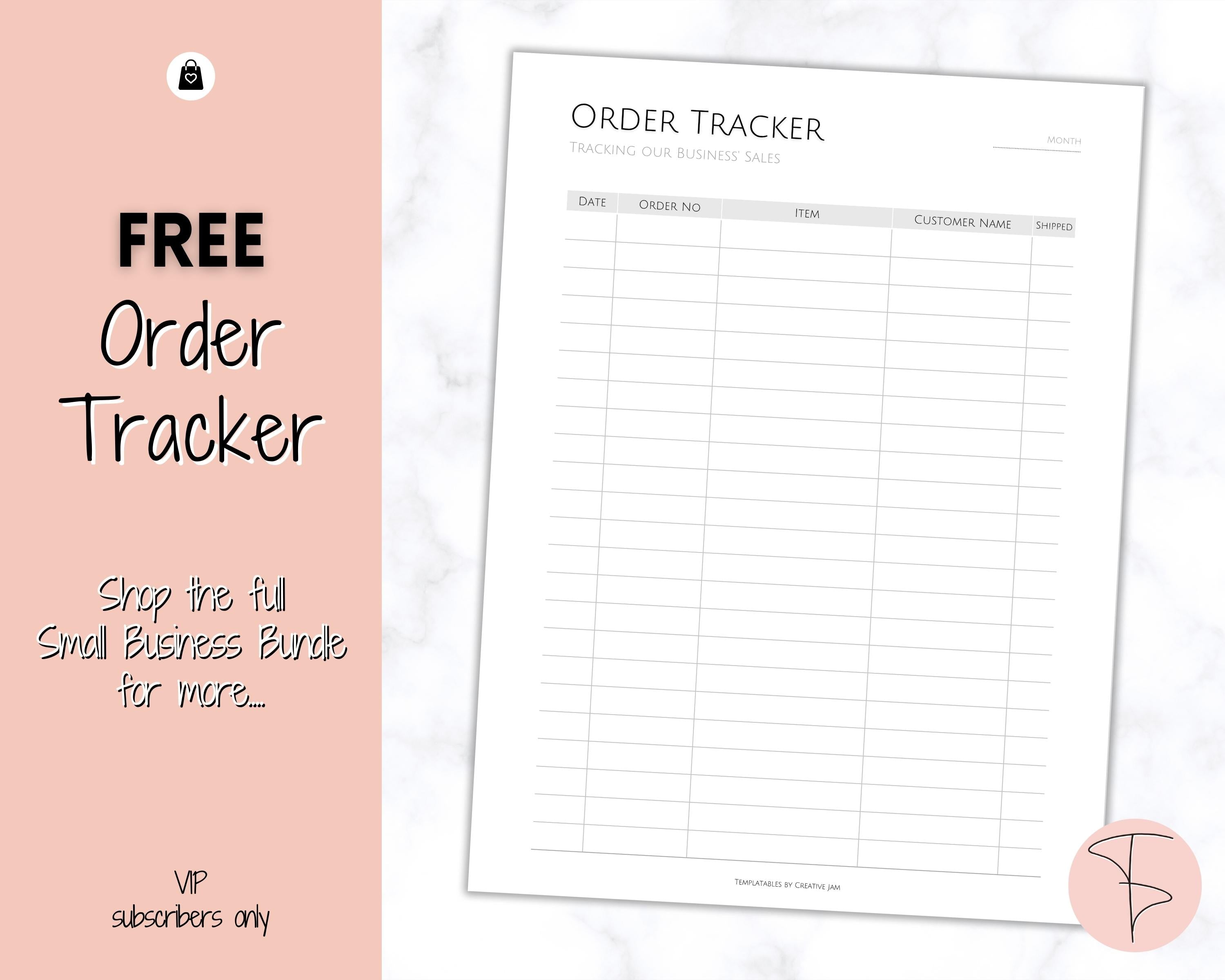 FREE Order Tracker for Small Businesses - Mono