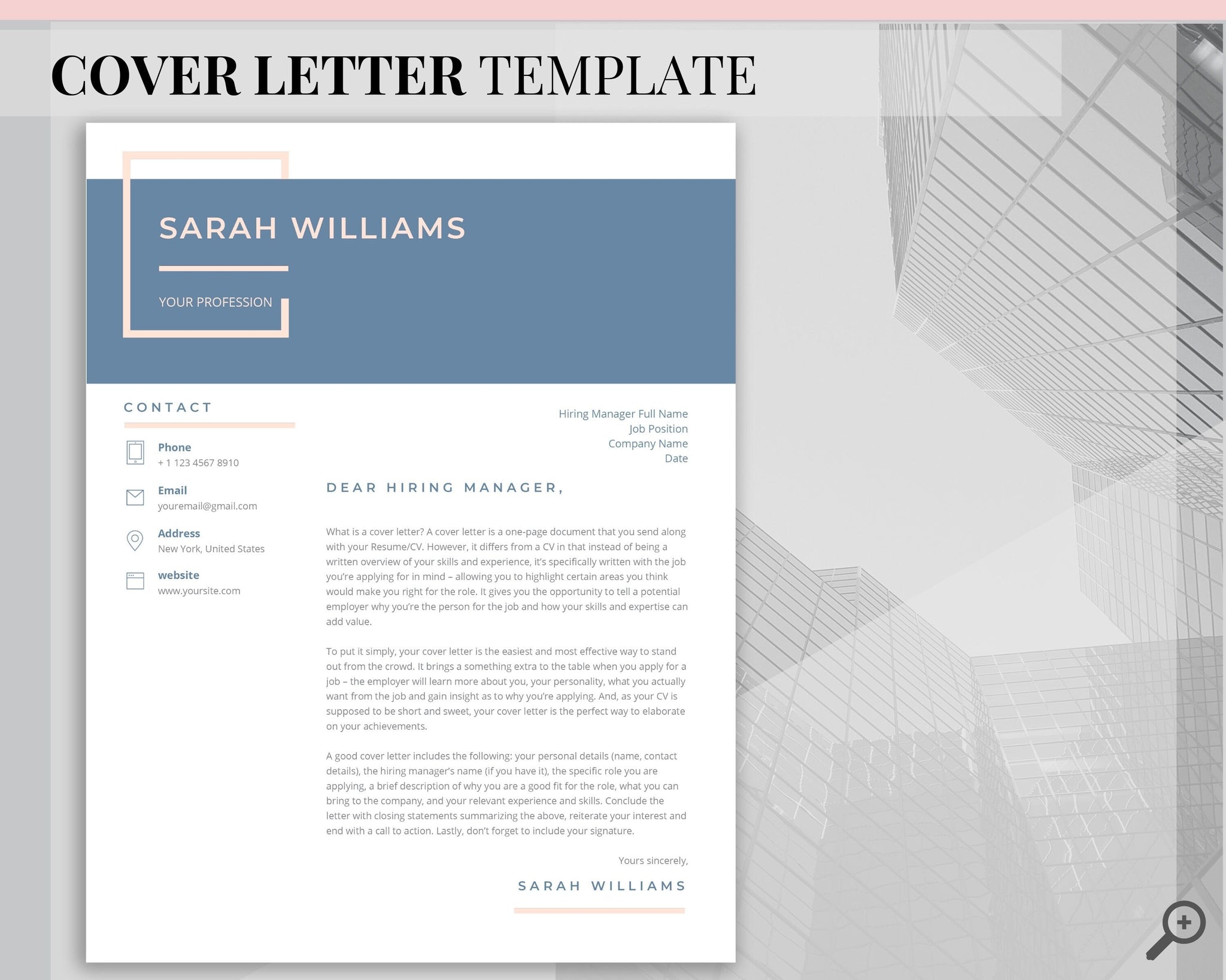 Google Docs Professional Resume Template | CV Templates