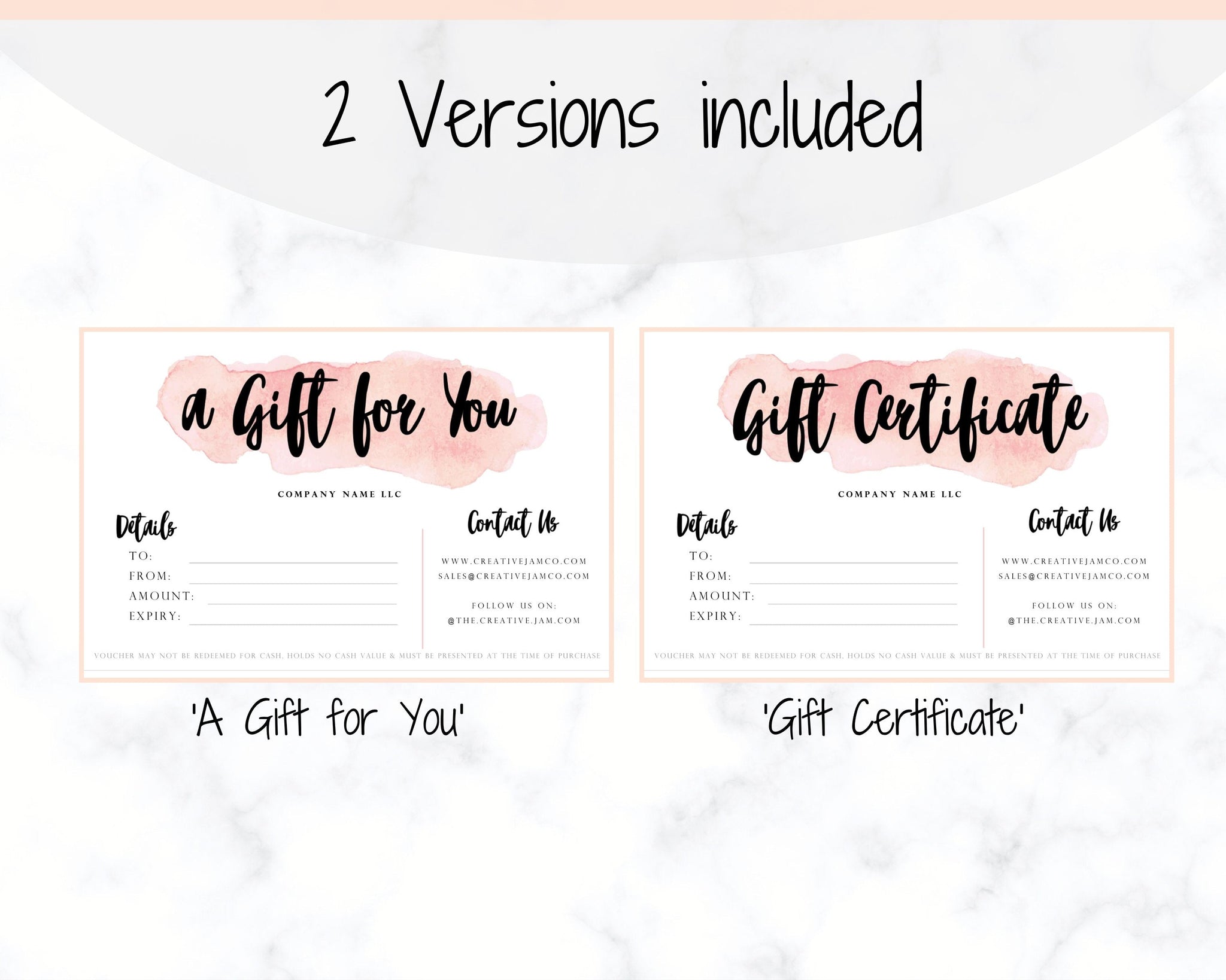 makeup gift certificate template