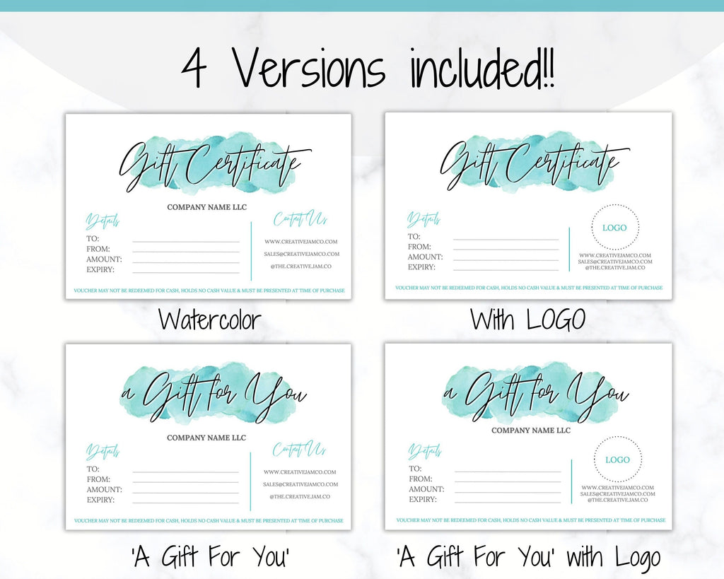 Blank Gift Certificate Template Free Download