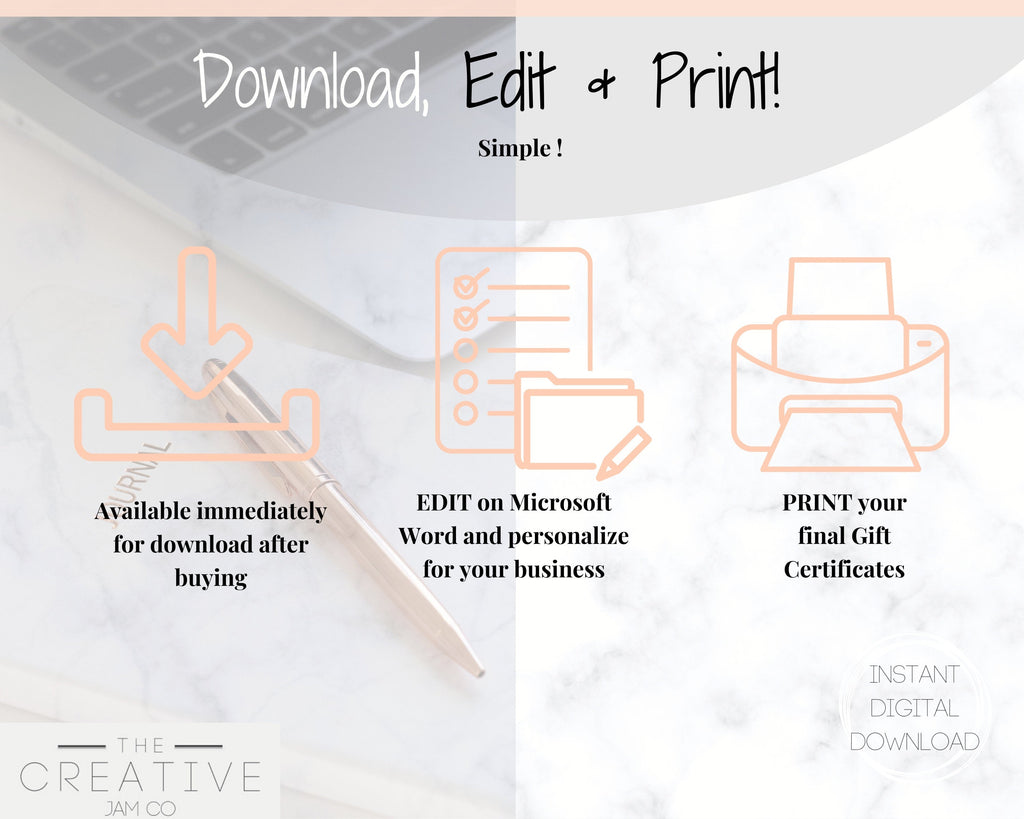 Microsoft Office Gift Certificate Templates