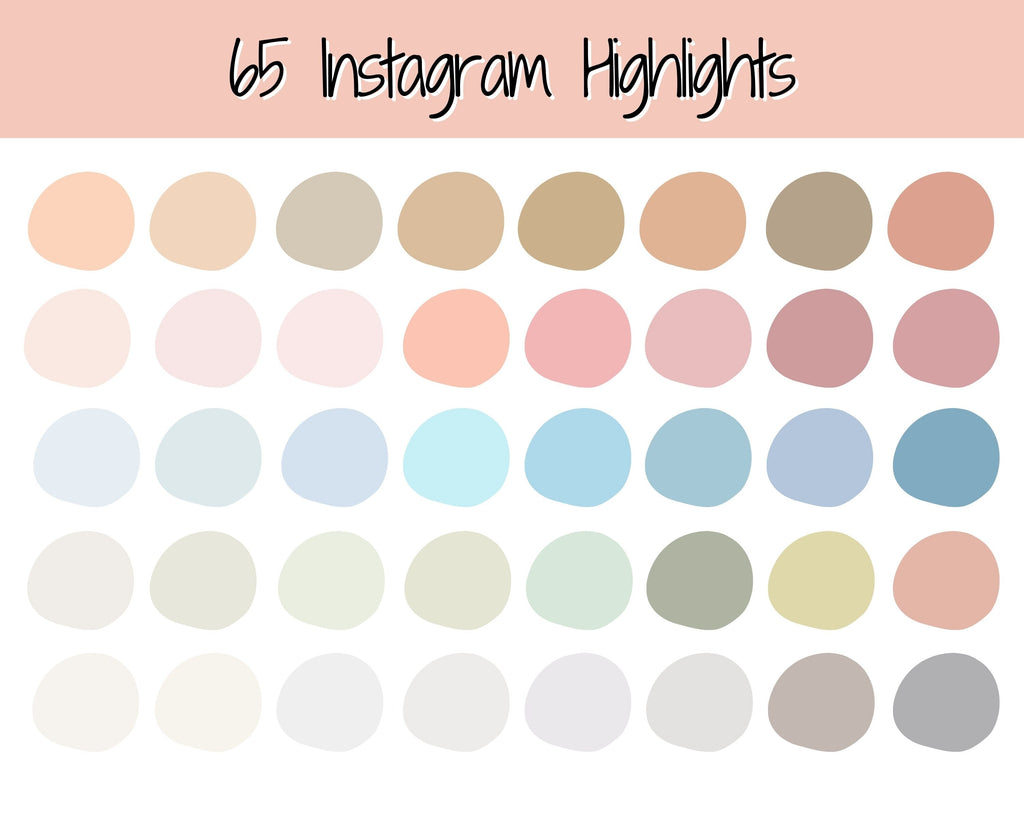 Instagram Highlight Icons | 65+ Pastel Covers for Social Media