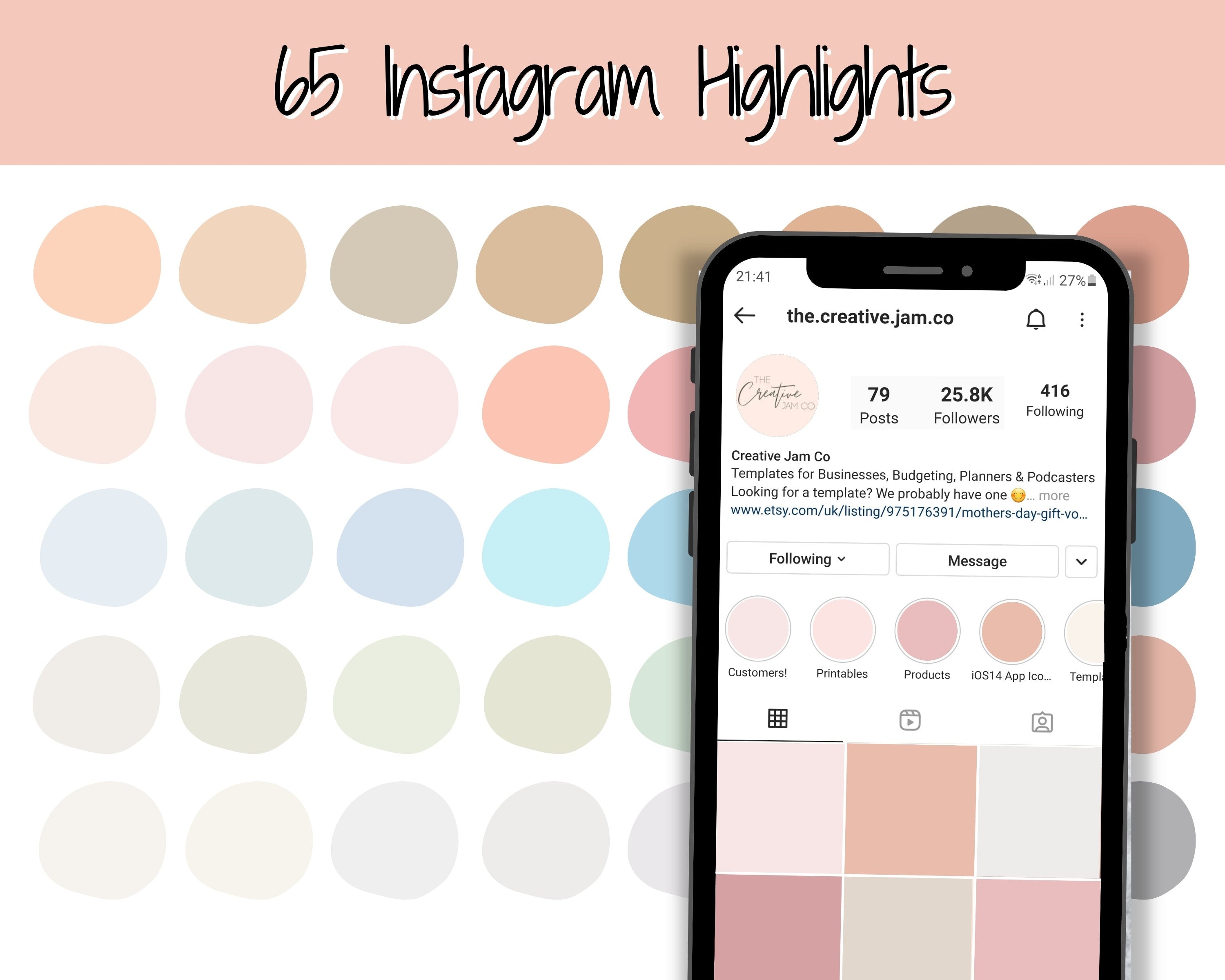 Instagram Highlight Icons | 65+ Pastel Covers for Social Media