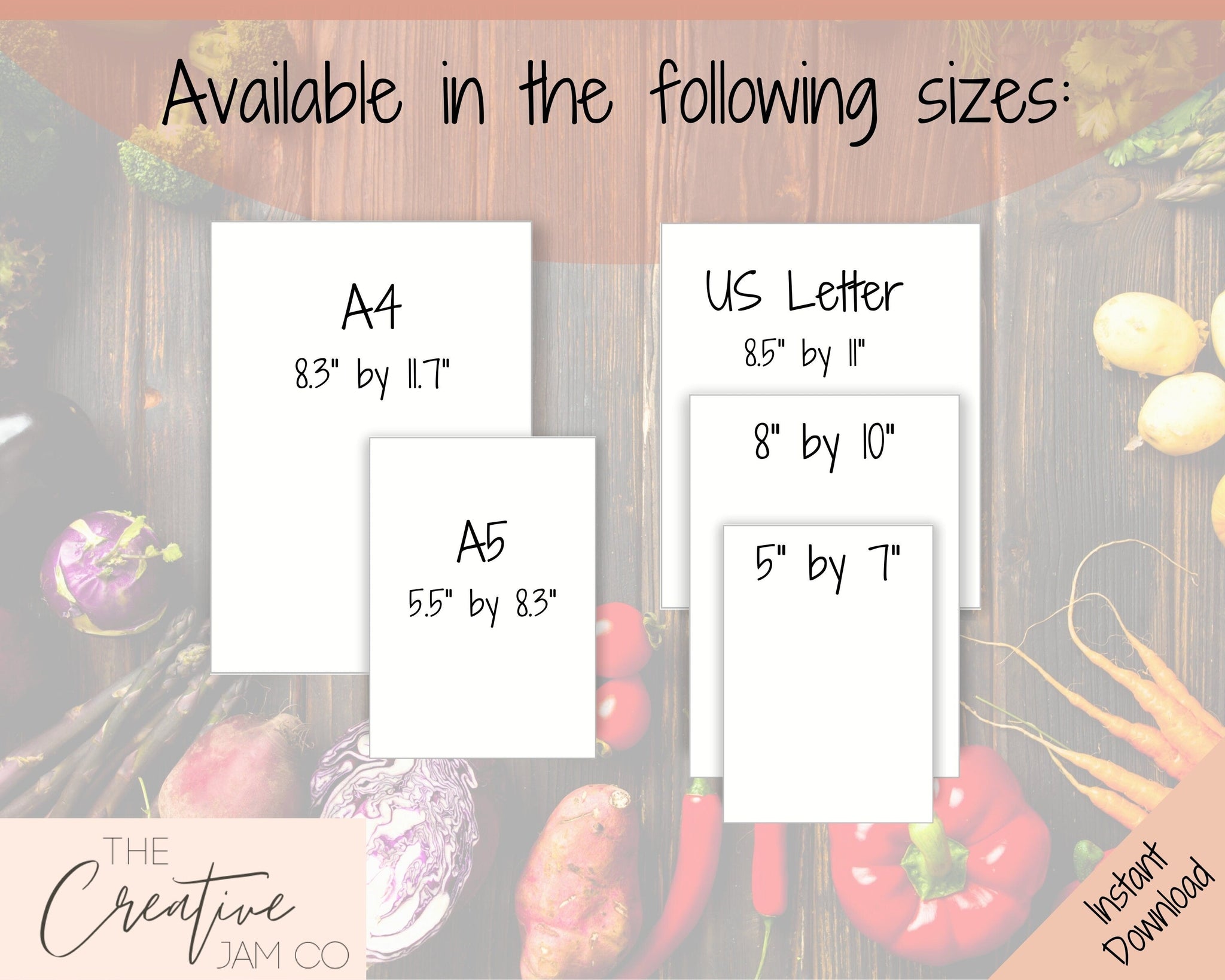 Kitchen Conversion Chart | Printable Kitchen Measurements Cheat Sheet