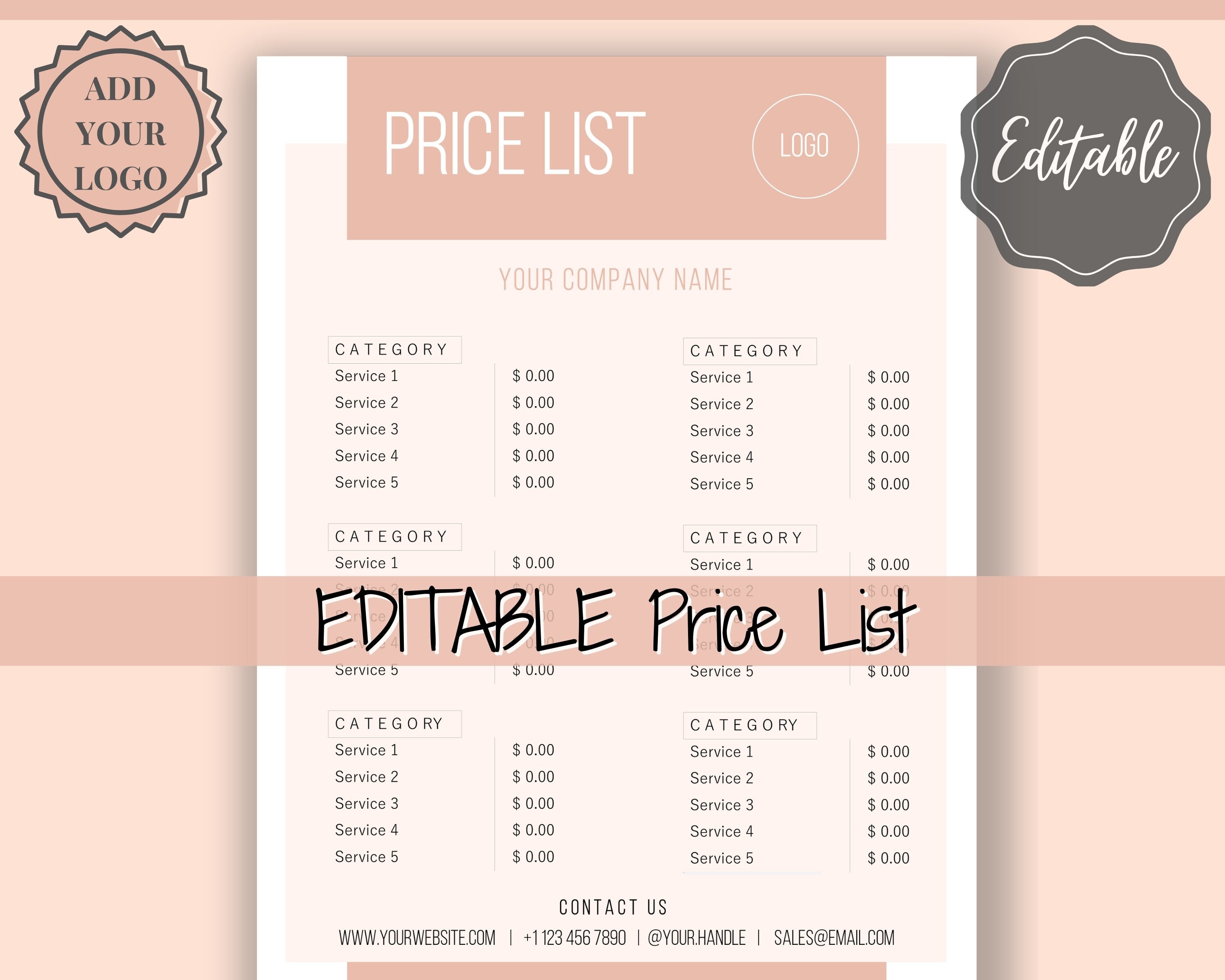Price List Logo