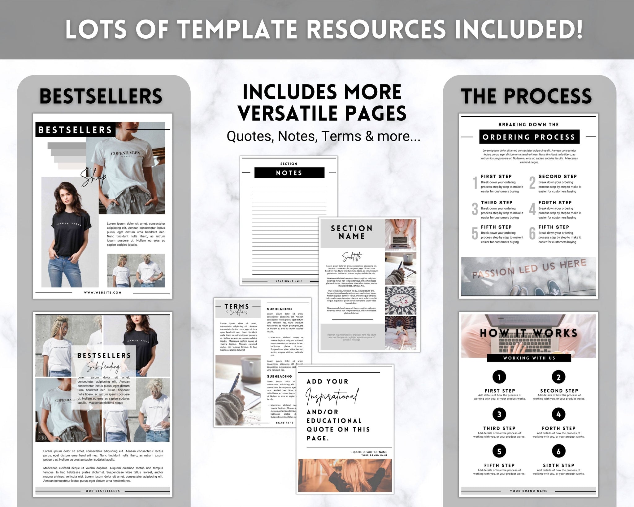 Editable Pricing & Services Guide - Wholesale Linesheet & Catalog