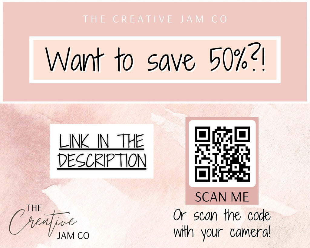 Vinyl Decal Care Card Printable Instructions | Multicolor Bundle