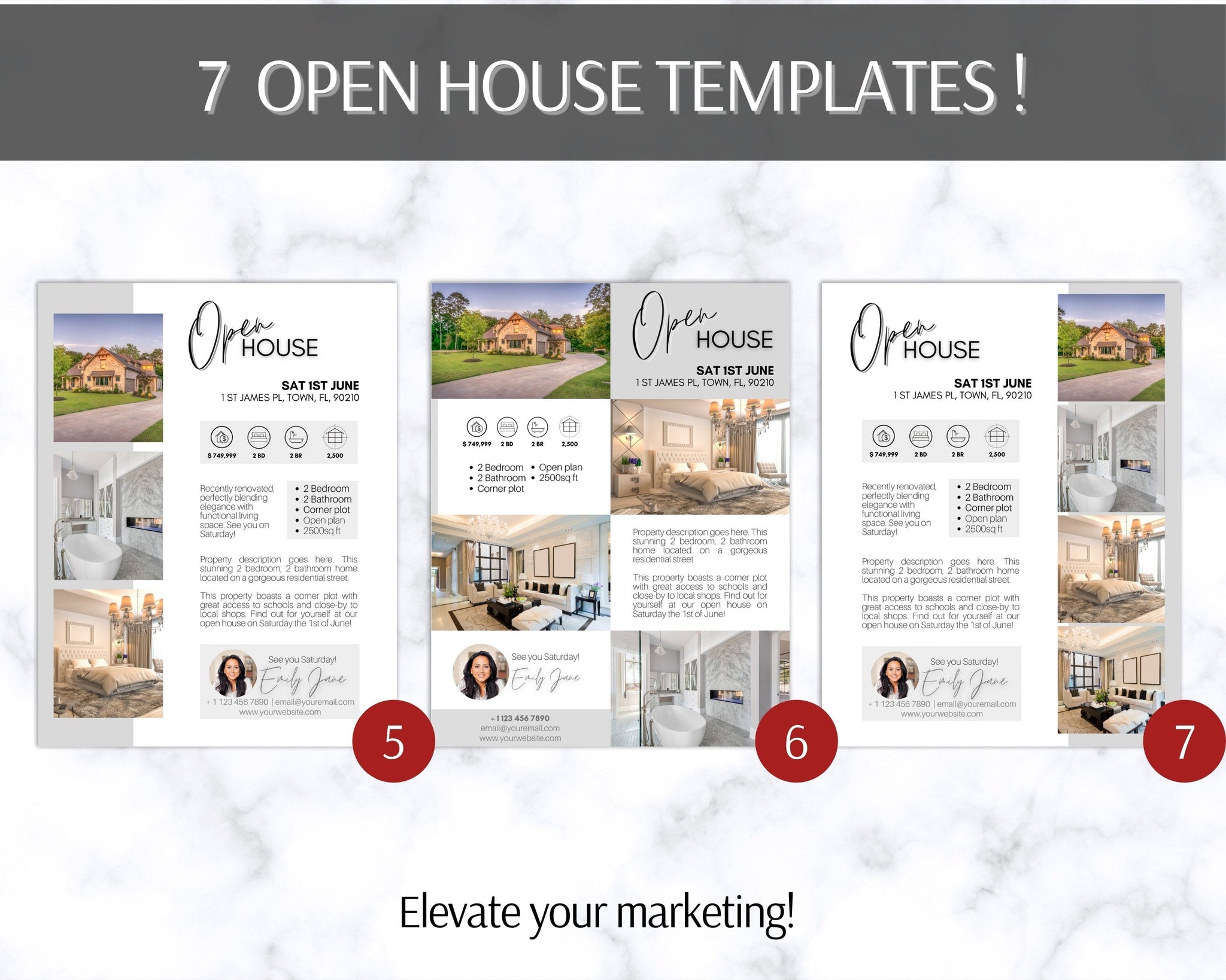 Realtor Open House Templates Real Estate Instagram Templates 100