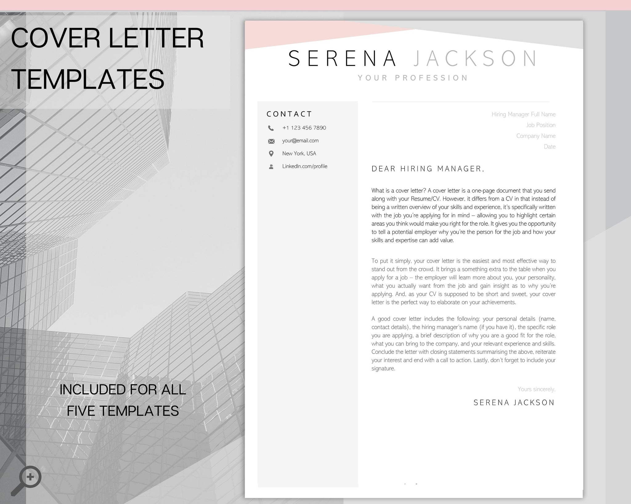Resume CV Template Bundle | MS Word | Professional Resume Bundle