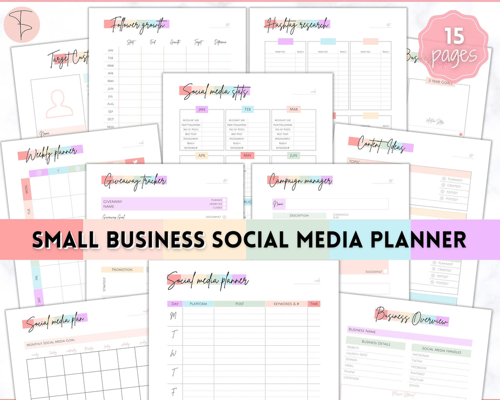 Social Media Content Planner | Perfect tool for Small Businesses
