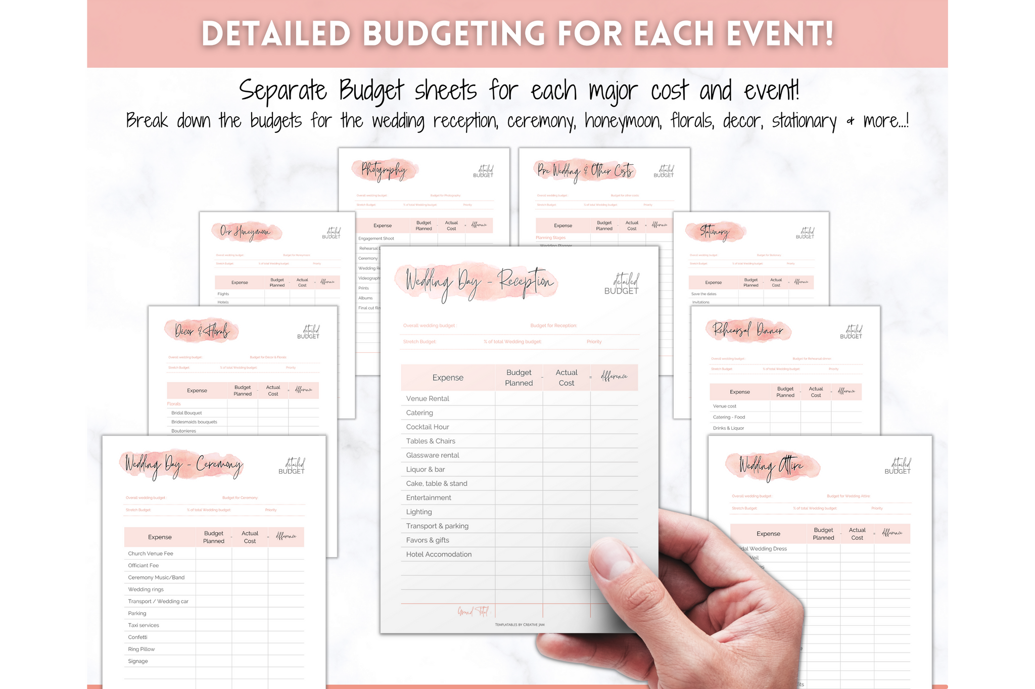 Wedding budget book | Honestweddingadvice.com