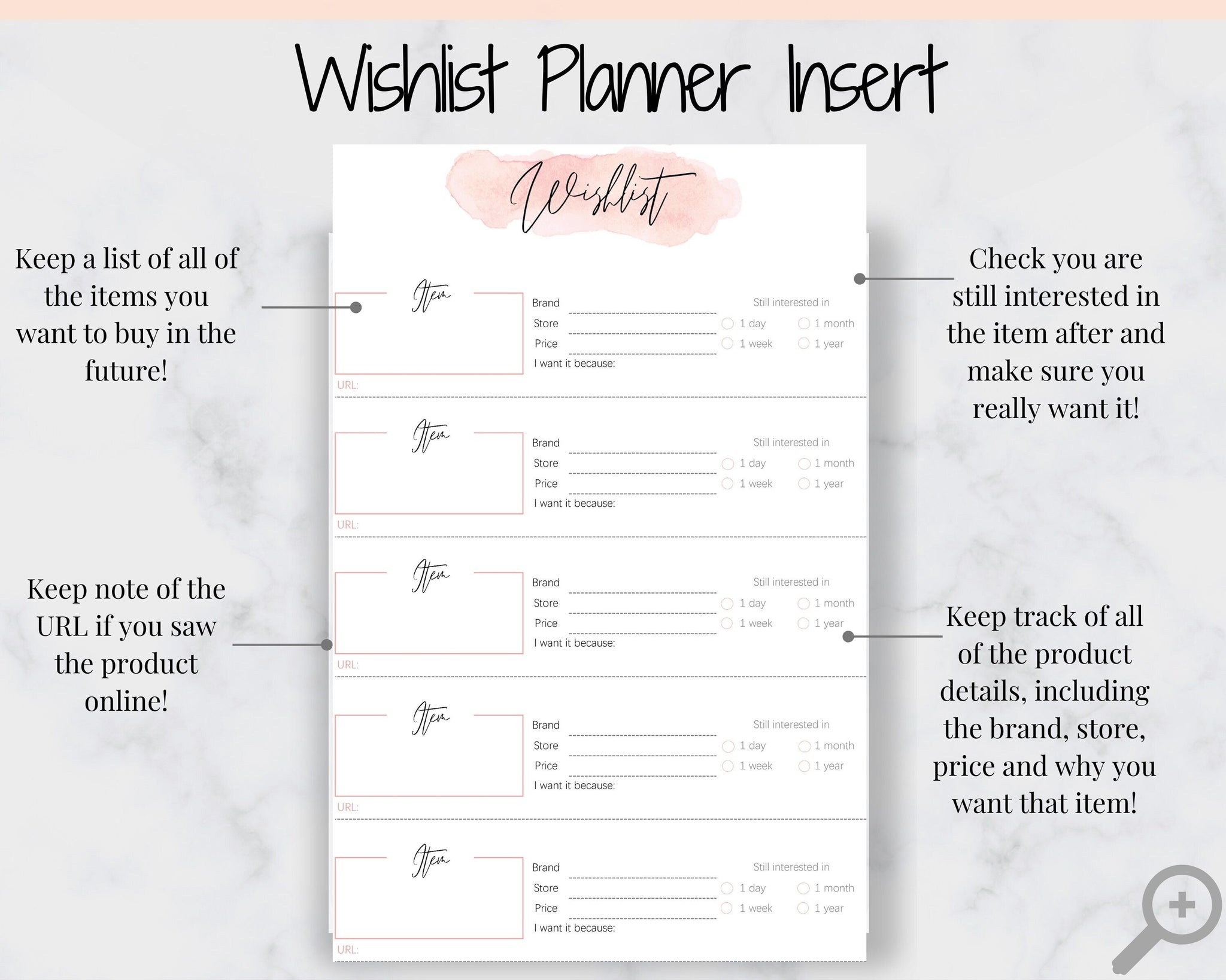 gift chart template